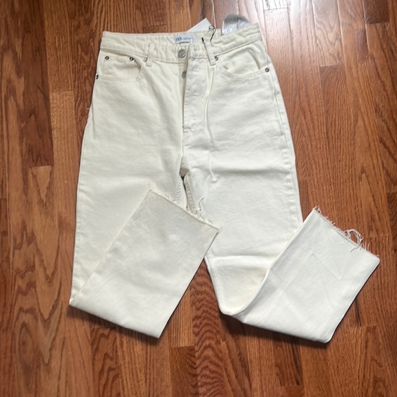 Zara | Jeans | Nwt Zara Cream Color Jeans | Poshmark